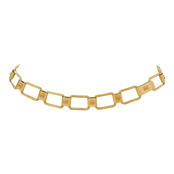 CHANEL | Accessories | Vintage Chanel Paris Gold Link Chain Belt | Poshmark